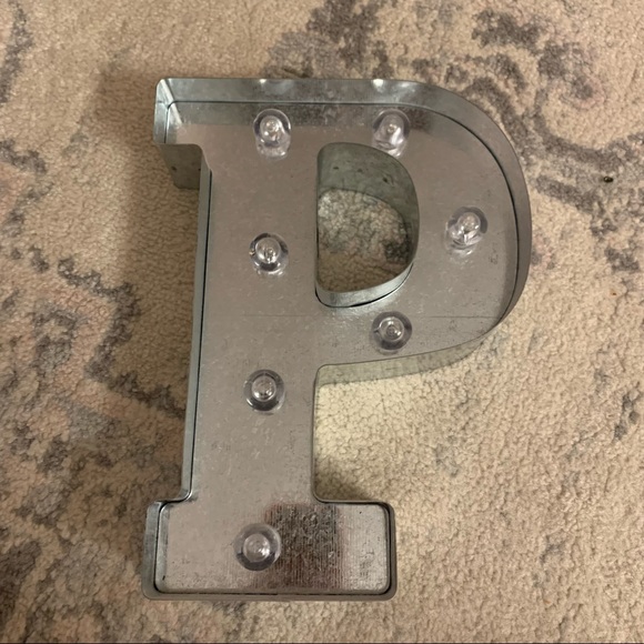 Accents | Marquee Letter P Sign | Poshmark